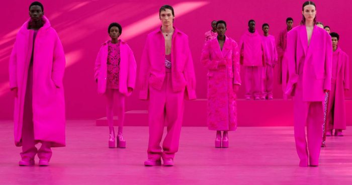 ¡Rosamania! El color rosa de Valentino se convirtió en tendencia